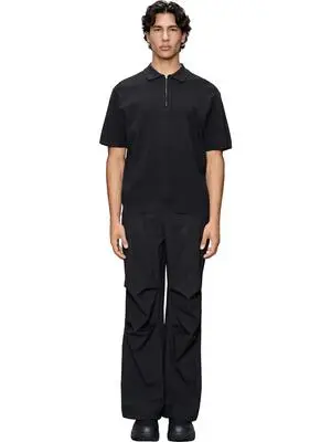 Rains Short Sleeve Polo - Black