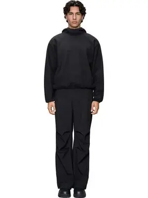 Rains Fleece Hoodie - Black