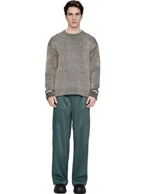 Rains Sapa Knit Crew Neck - Black