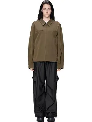 Rains Tech Woven Overshirt - Splinter