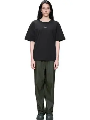 Rains Organic Cotton Graphic T-shirt - Black