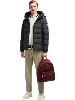 Moncler Cardere Hooded Short Down Jacket - Black