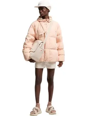MONCLER X GILGA FARM DESIGNED BY DONALD GLOVER X Gilga Farm Donald Glover Tangelo Short Down Jacket - Pink