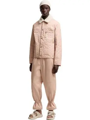 MONCLER X GILGA FARM DESIGNED BY DONALD GLOVER X Gilga Farm Donald Glover Kishus Quilted Shirt Jacket - Pink