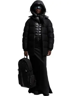 MONCLER X EDWARD ENNINFUL Maarutha Long Down Jacket - Black
