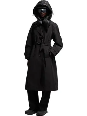 MONCLER X EDWARD ENNINFUL Zake Trench Coat - Black