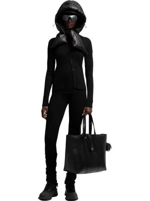 MONCLER X EDWARD ENNINFUL Wool Cardigan - Black