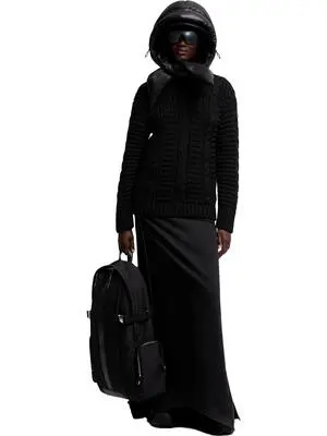 MONCLER X EDWARD ENNINFUL Wool Turtleneck Sweater - Black