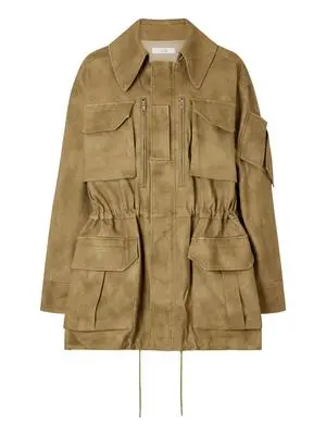 Co Cotton-blend Military Jacket - Army Green