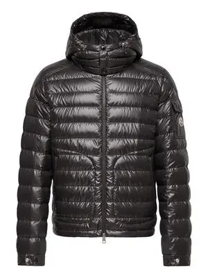 Moncler Lauros Hooded Short Down Jacket - Black