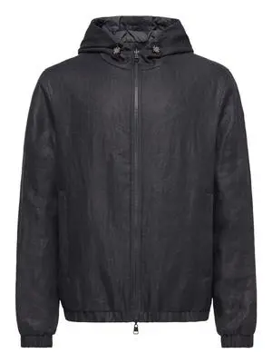 Moncler Duguay Reversible Hooded Jacket - Blue