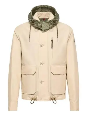 Moncler Montmirail Twill Shirt Jacket - Beige