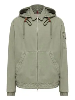 Moncler Havas Cotton Shirt Jacket - Green