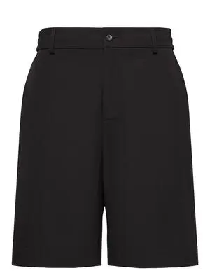 Moncler Seersucker Shorts - Black