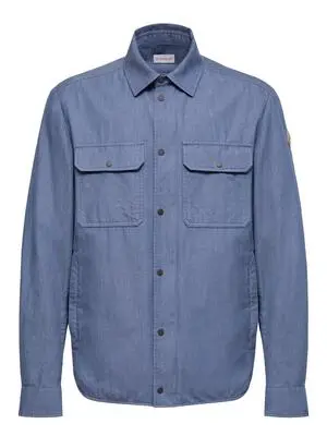 Moncler Denim Shirt Jacket - Blue
