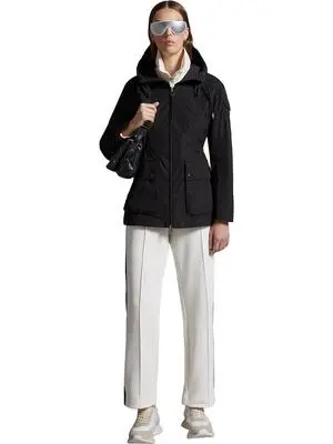 Moncler Leandro Parka With Drawstring Waist - Black