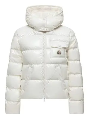 Moncler Andro Short Down Jacket - White