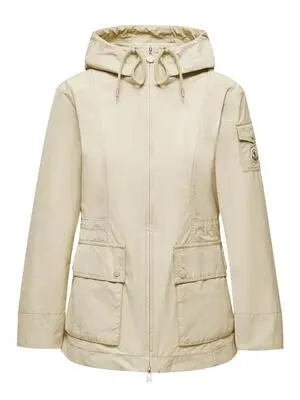 Moncler Leandro Hooded Parka - Beige