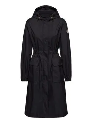 Moncler Hiengos Hooded Long Parka - Black