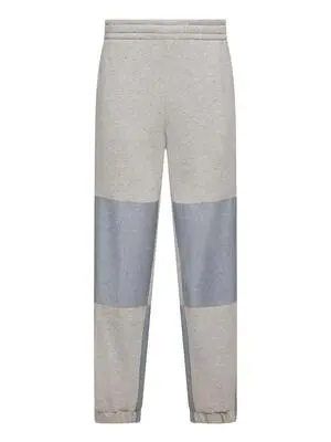 Moncler Cotton & Chambray Sweatpants - Grey