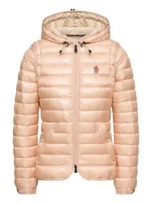 Moncler Karura 2-in-1 Down Jacket With Detachable Sleeves - Pink