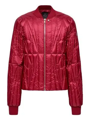 MONCLER + RICK OWENS Geocamo Flight Down Bomber Jacket - Red