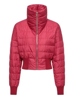 MONCLER + RICK OWENS Cropped Down Jacket - Red