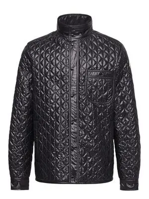 Moncler Cleorine Geometric-quilted Jacket - Blue