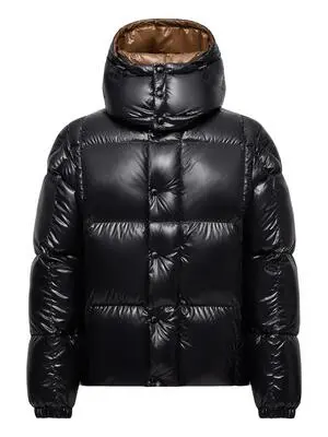 Moncler Parana Hooded Short Down Jacket - Black