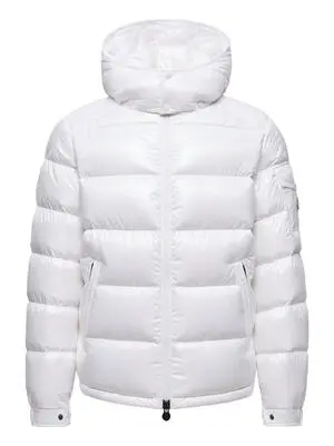 Moncler Maya Short Down Jacket With Hood - White