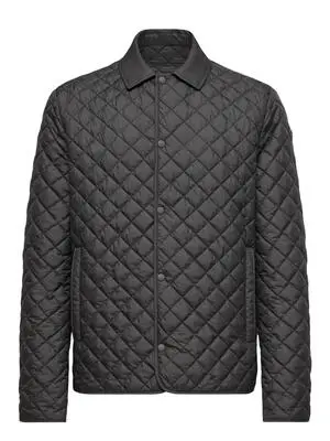 Moncler Avrelie Diamond Quilted Padded Shirt Jacket - Black