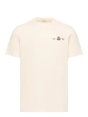 Moncler Logo Cotton T-shirt - White