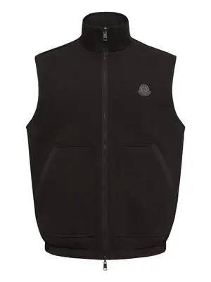 Moncler Reversible Zip-up Vest - Black