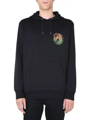 Paul Smith Printed Hoodie - Black