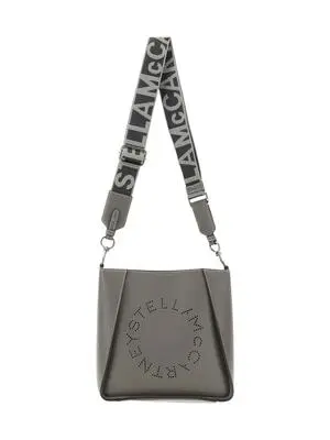 Stella McCartney Logo Shoulder Bag - Gray