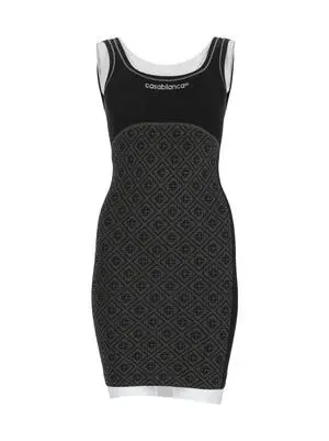 Casablanca Seamless Monogram Mini Dress - Multicolor