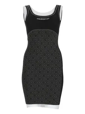 Casablanca Seamless Monogram Mini Dress - Multicolor