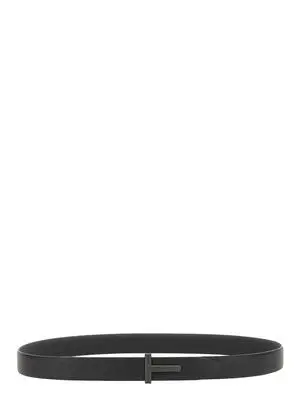 TOM FORD Cintura Con Fibbia T - Black