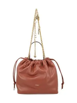 Chloé CHLOE Icons Small Leather Shoulder Bag Brown