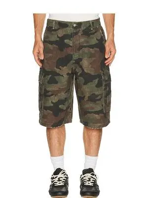REPRESENT Camouflage Cargo Shorts - Camo