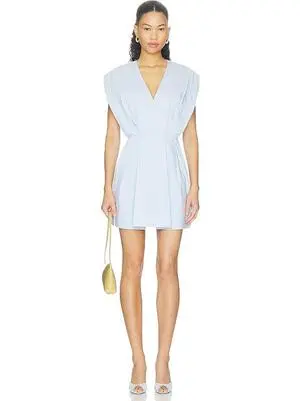 Simkhai Sefi Cape Mini Dress - Periwinkle Sky
