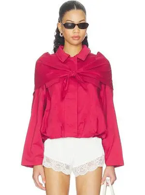 MAUDE CLUB Archie Jacket - Ruby