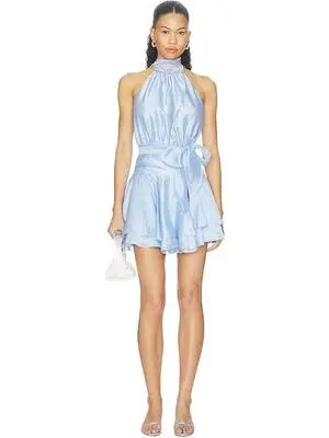 LOVERS AND FRIENDS Emerson Mini Dress - Light Blue
