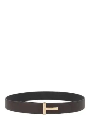 TOM FORD Cintura Con Fibbia T - Brown