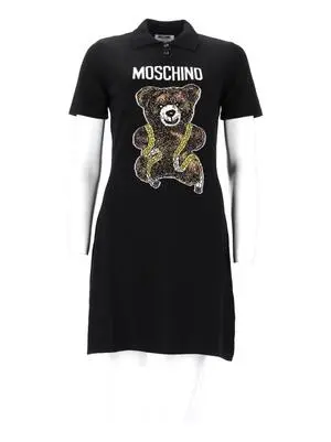Moschino Teddy Mini Dress - Black