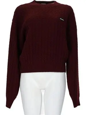 ROTATE BY BIRGER CHRISTENSEN Maglia A Treccce In Lana E Cashmere Sweater - Multicolor