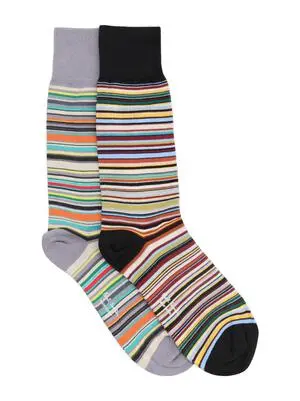 Paul Smith Signature Stripe Sock Two-pack - Multicolor