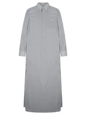 Celine Long Shirt Dress - Gray