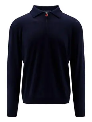 Kiton Wool Polo Shirt - Blue