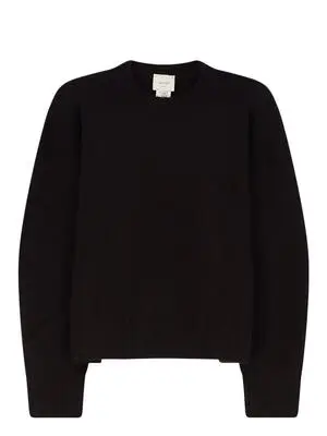 ALYSI Merino Wool And Cashmere Blend Sweater - Brown